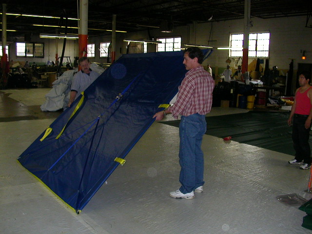 USPS Security Curtain Assembly and Installation Instructions